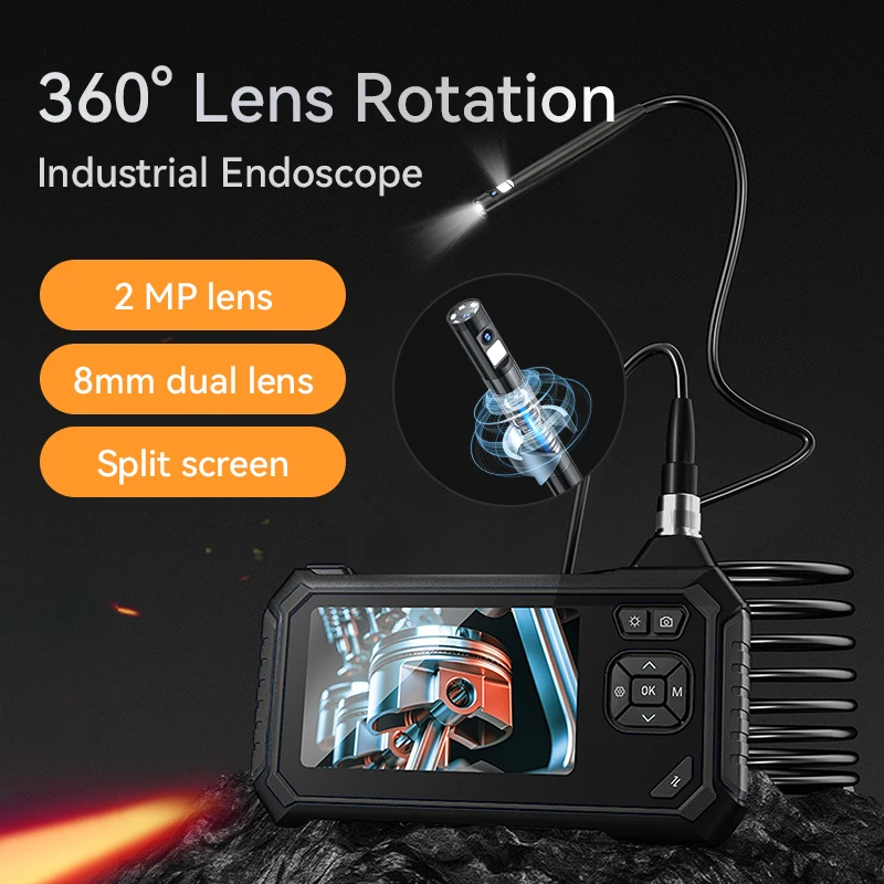 Buy Inskam 113-B-2 5M Dual Lens Endoscope Inspection Camera online
