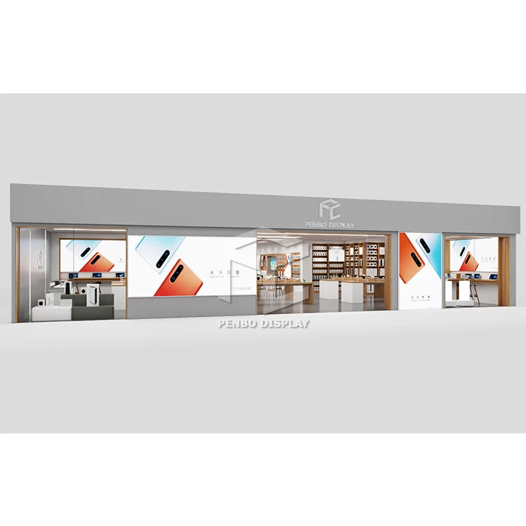 Modern Style Shop Display Counter Design For Computer Cellphone Store ...