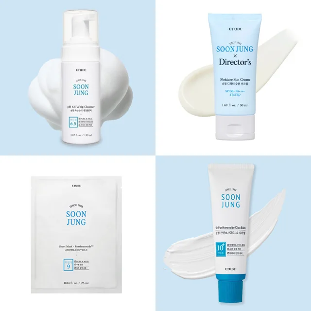 Soonjung Skin Care Set,Relief Toner,Emulsion And With Sample Gift Set ...