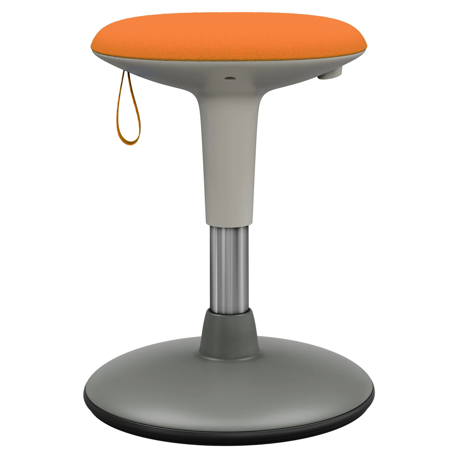 Portable Classroom - Height Adjustable Orange Wobble Stool