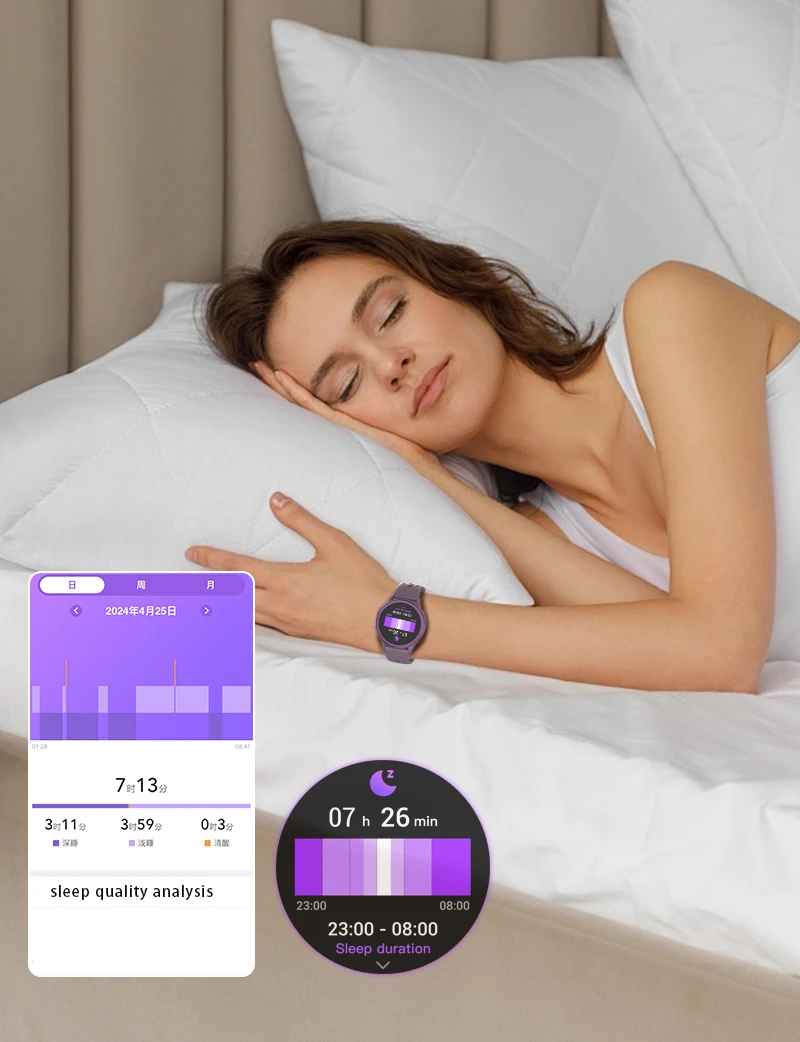 2025 Women Smart Watch K35 Menstrual Period Ultraviolet Rays Medication ...