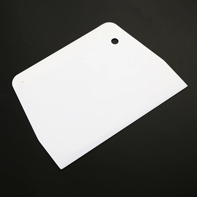 Plastic Cake Trapezoidal Tool Scraper - Multifunctional