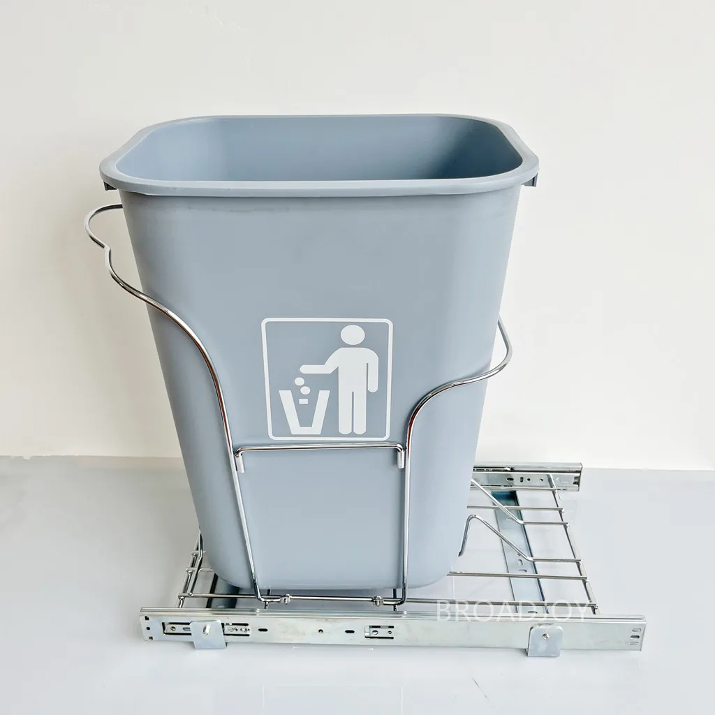Broadjoy Factory 8 Gallon Trash Can Hideaway Kitchen Garbage Cans - Buy ...