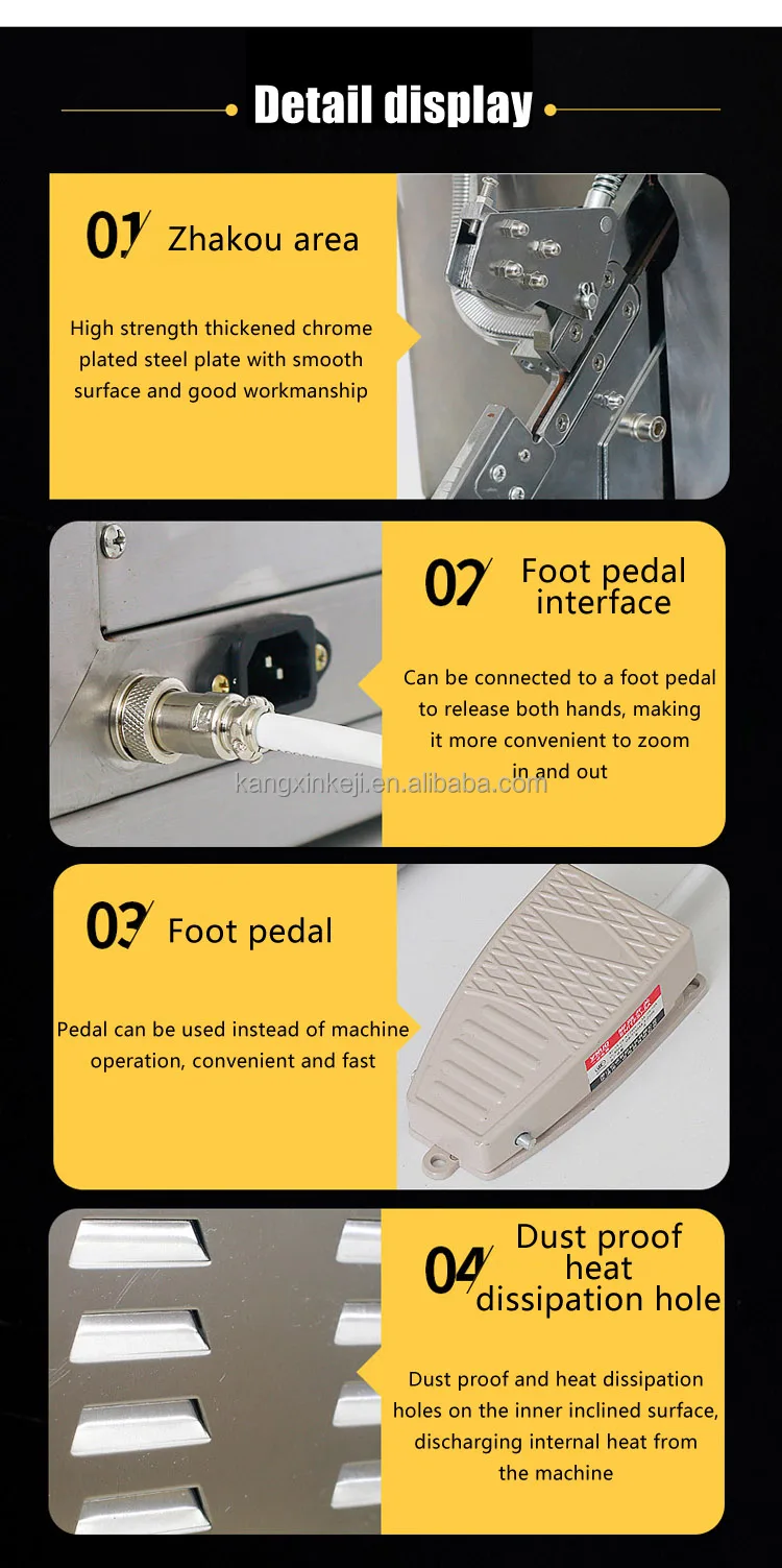 Double Button Buckle Machine Semi Automatic Plastic Clipping Fruit Mesh ...