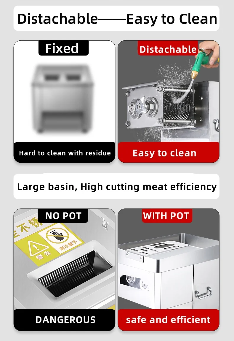 Professional Automatic Meat Slicing Machine - Commercial Pork Skin ...
