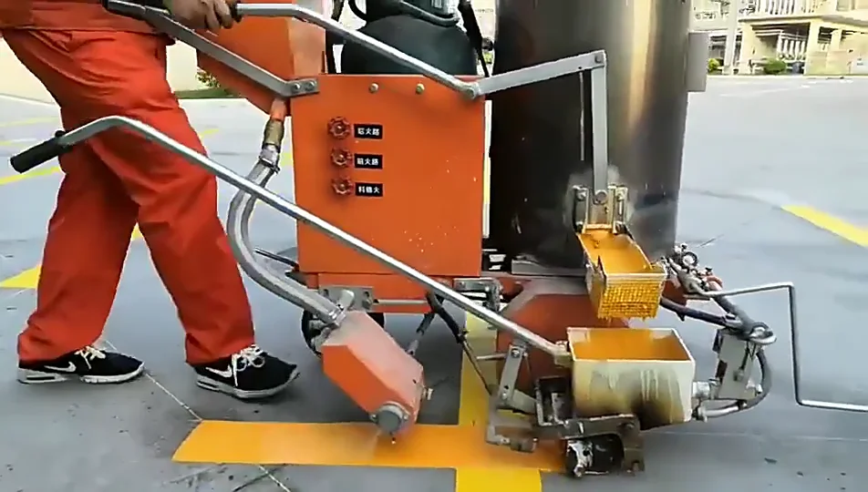 2024 Thermoplastic Road Marking Kettle Hydraulic Hot Melt Paint ...