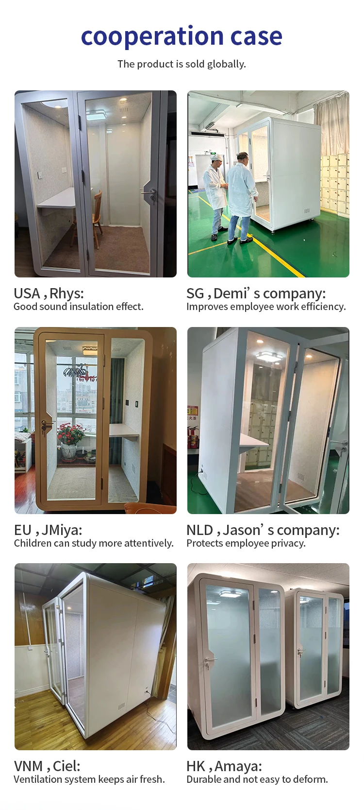 Soundproof Office Cubicle - Privacy Pods for Modern Work
