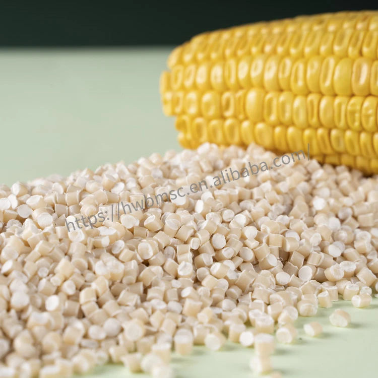 Astm-d6400 Standard Modified Compostable Raw Material Low Density Pbat Pla Cornstarch Product ...