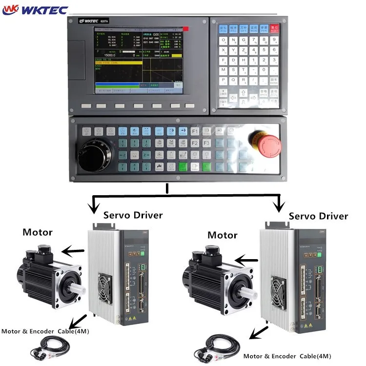 Practical 2 axis cnc controller low price 2 axis cnc lathe servo controller 2 axis stand alone ...