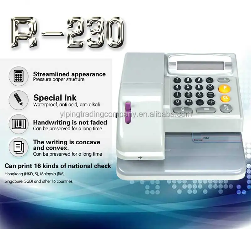 R-230 High-Speed Check Printer for Business Check Printing - OEM
