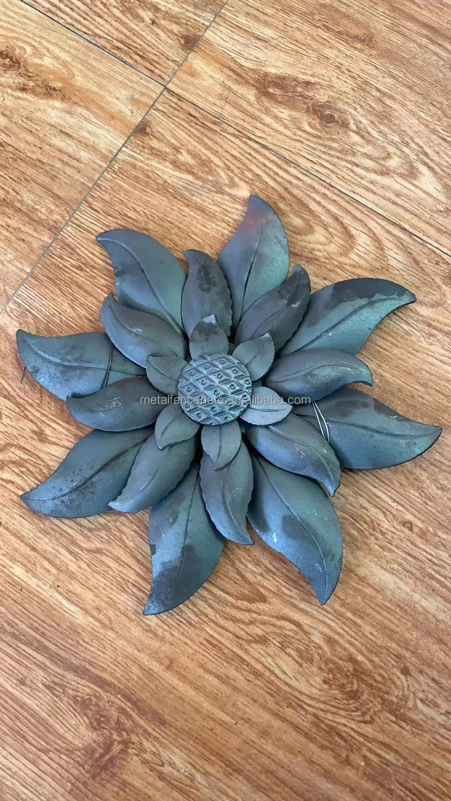 Wrought Iron Flower Panels Fence Gate Accessories Staircase Components ...