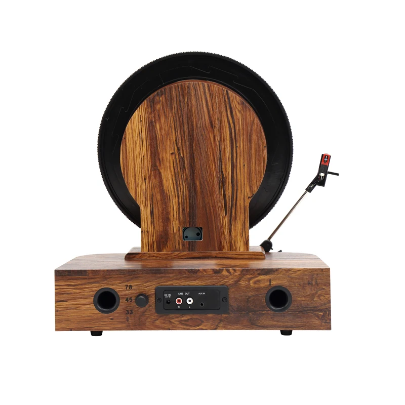 Vertical Record Player Stand Turntable With Speakers Bluetooth Usb Sd ...