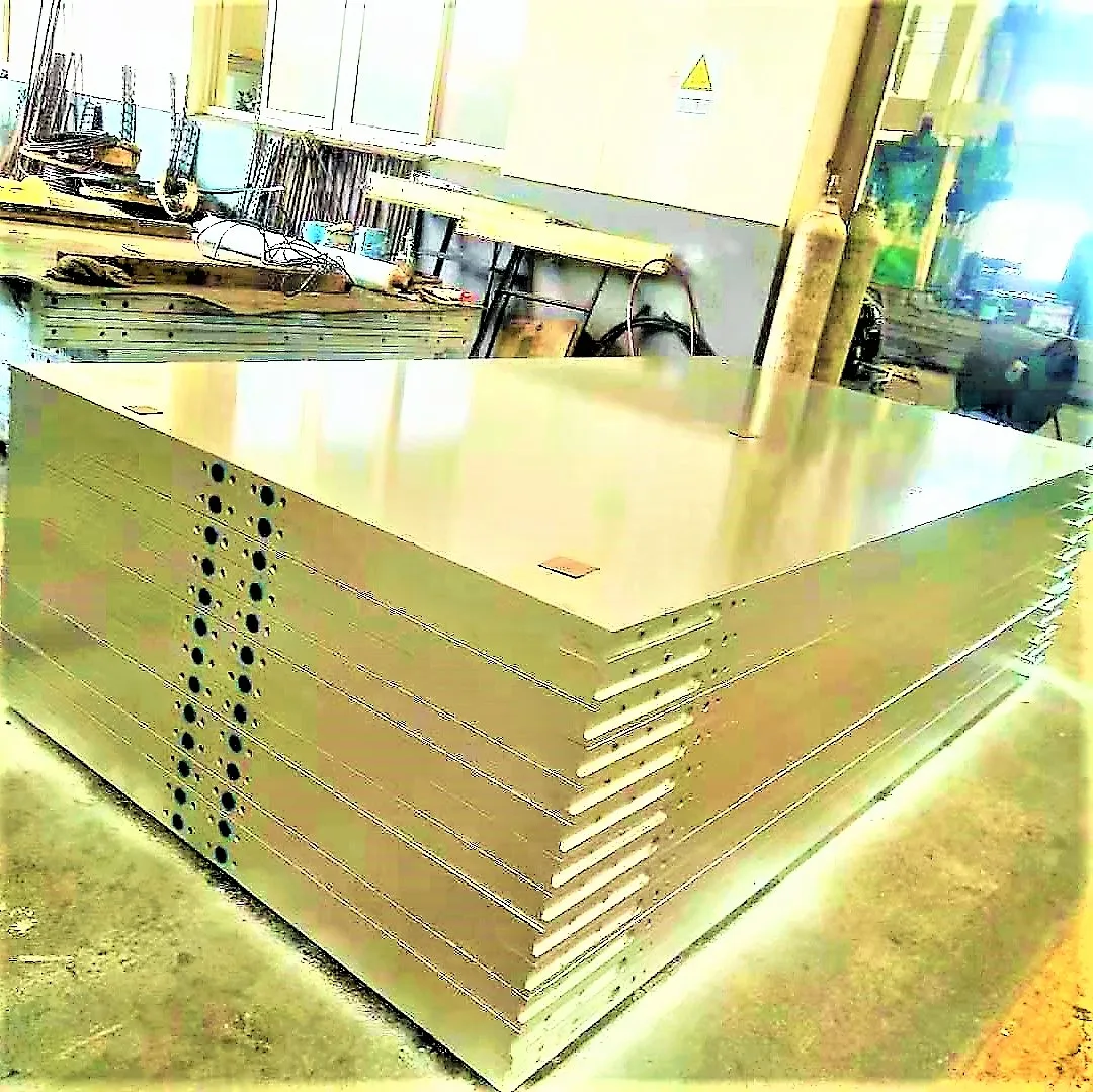 Hydraulic Chipboard Hot Oil Electric Heated Platens Veneer Hot Press ...