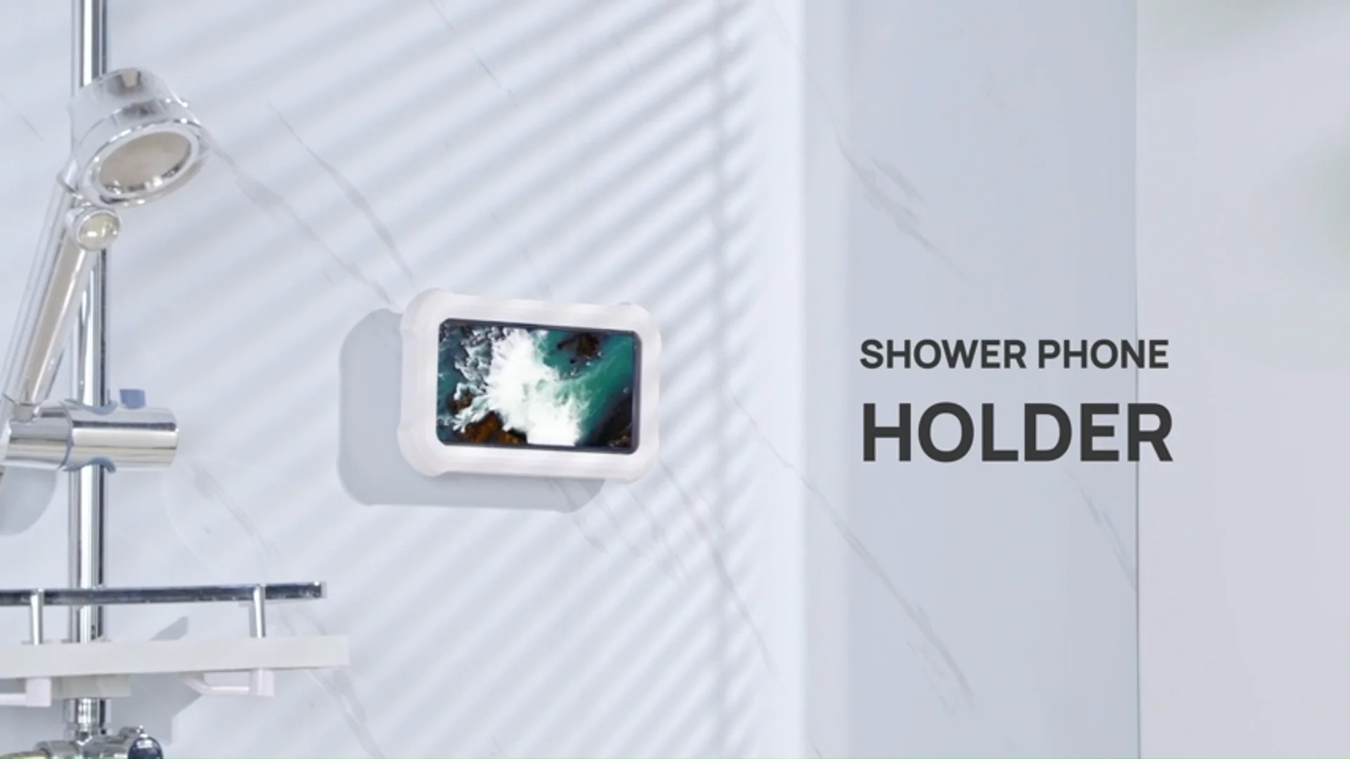 Bathroom Shower Pc Phone Holder 360 Degree Rotation Adjustable ...