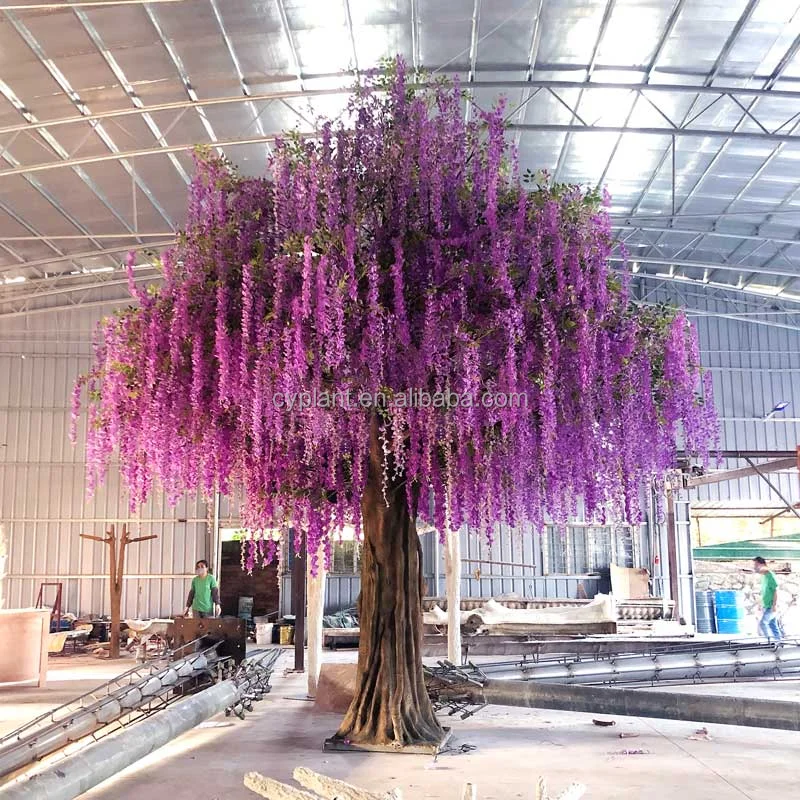 20ft Guangzhou Factory Wedding Centerpieces Indoor Large Wisteria Tree ...