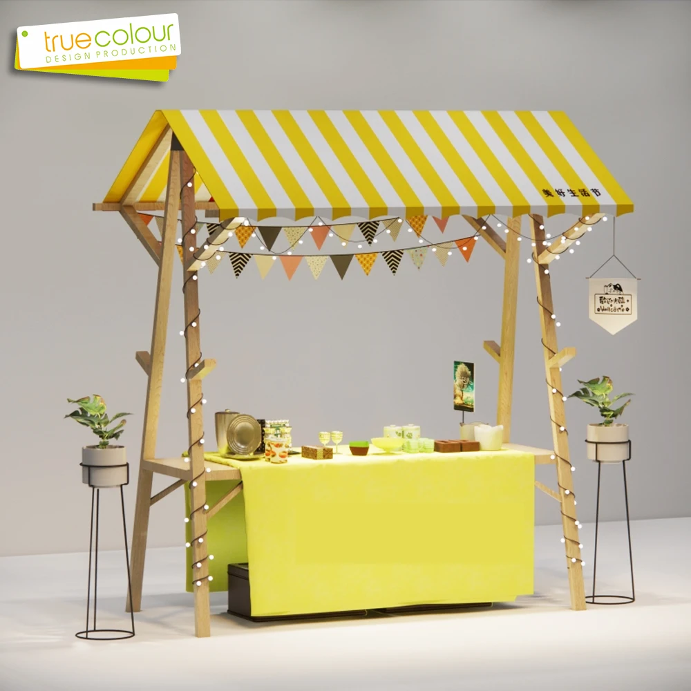 Market Stall Nostalgic Production Galvanized Steel Europe Design ...