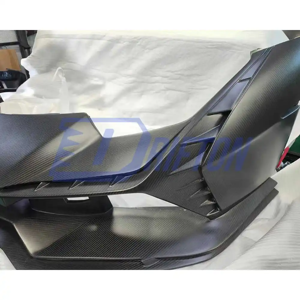 Tecnica Style Rear Bumper For Lamborghini Huracan Evo Dry Carbon Fiber ...