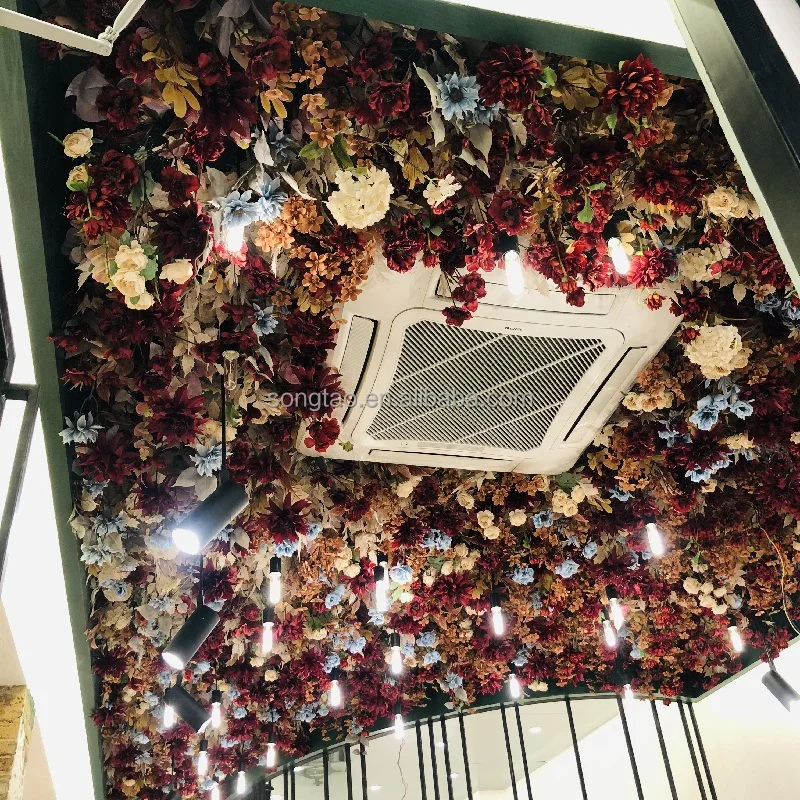 Elegant Artificial Flowers for Decorative Ceilings