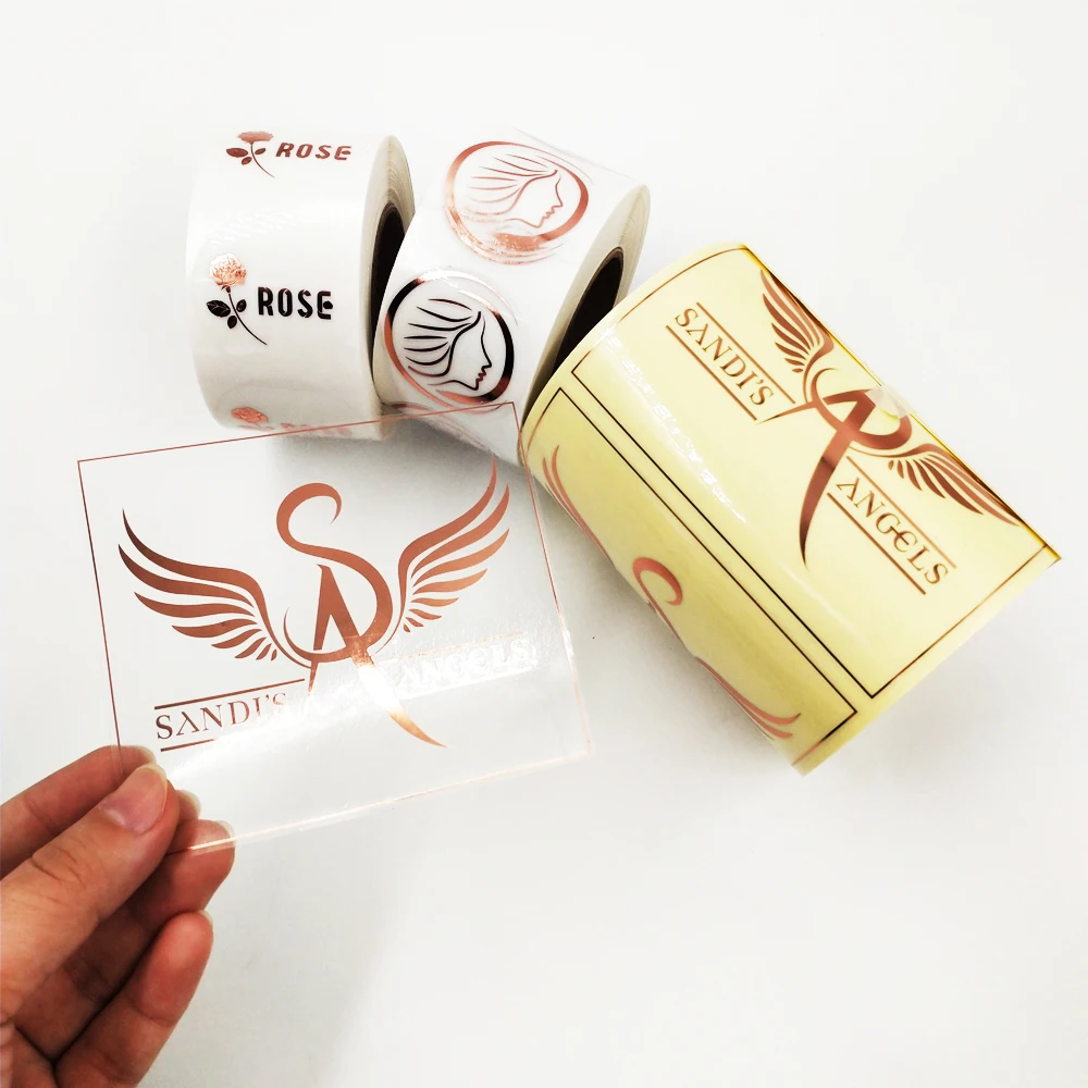 Teks Transparan - Custom Clear Stickers for Food Labels