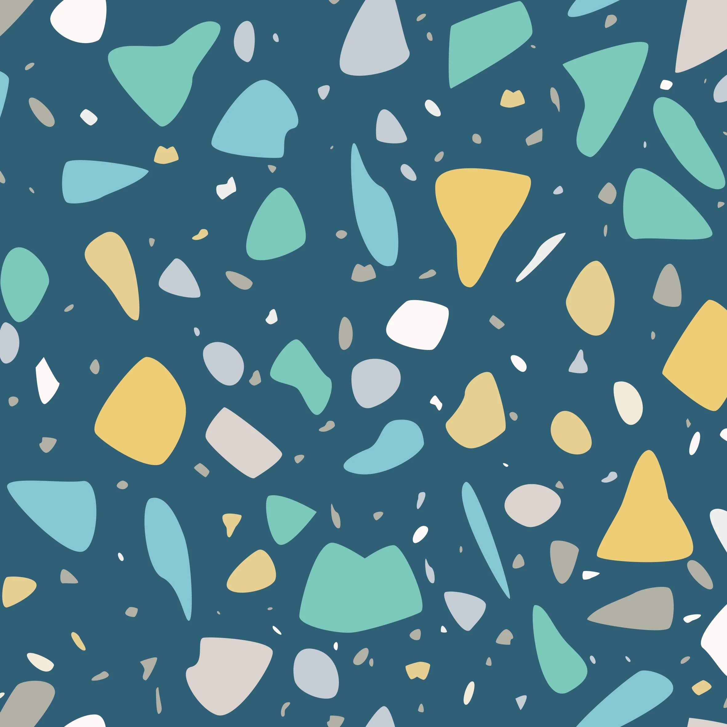 Udk Pvc 60cm Kitchen Terrazzo Stone Lampblack Sticker Waterproof & Oil ...