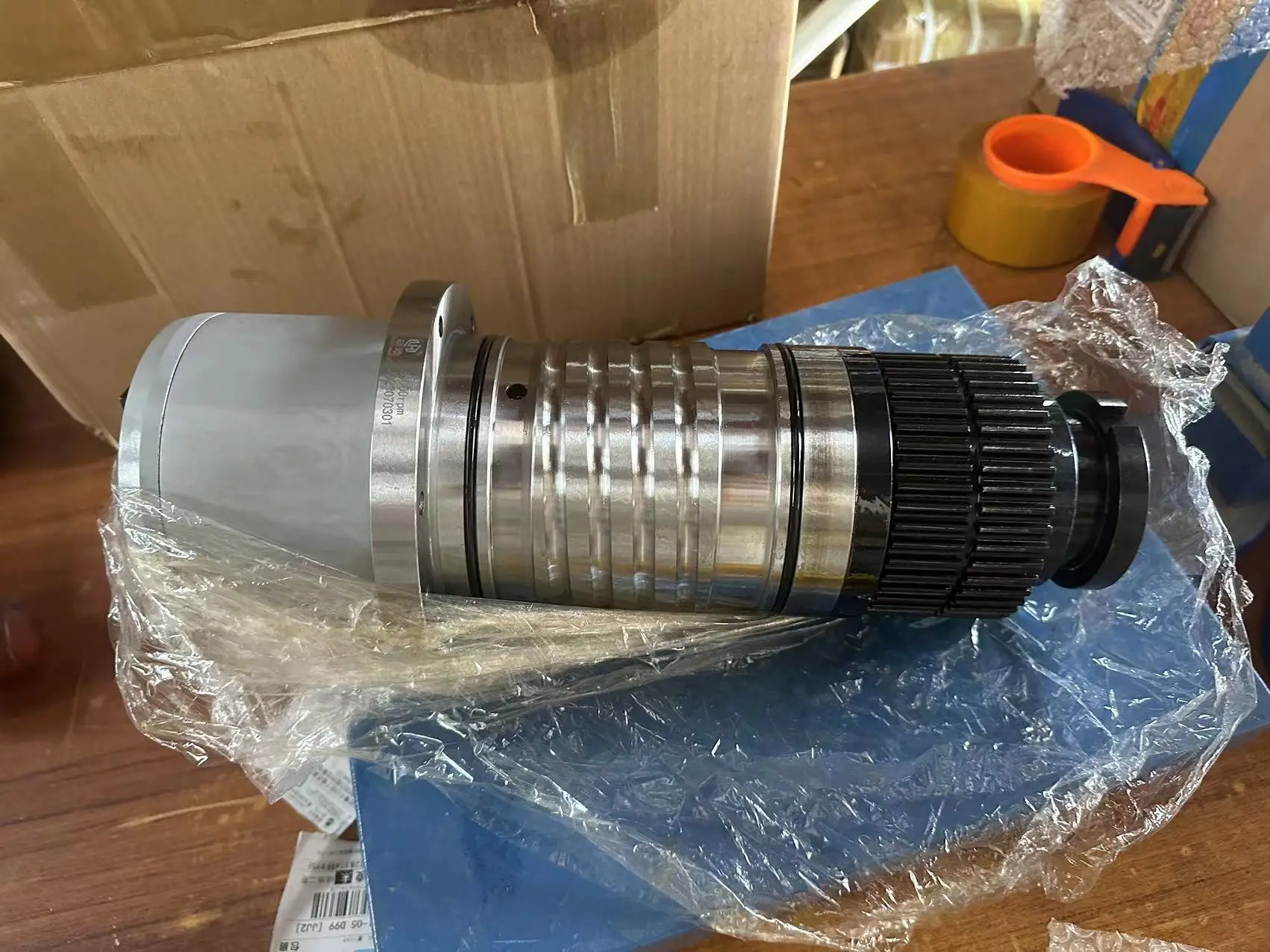 120-bt40-6000rpm Spindle Milling Machine Spare Parts Through Hole ...