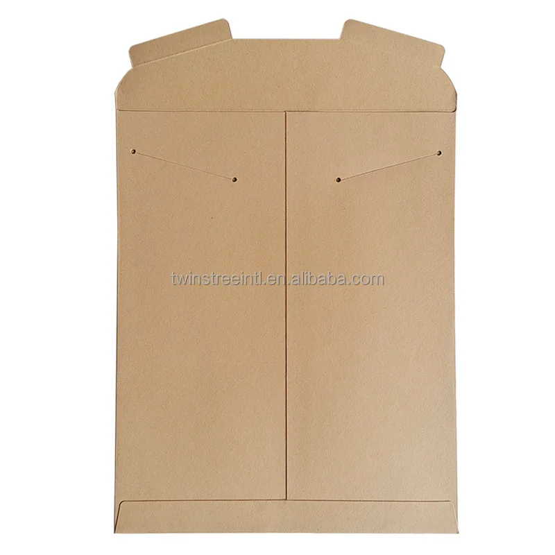 Custom A4 Size Envelope Bags - Stay Flat & Dual Insert Tab