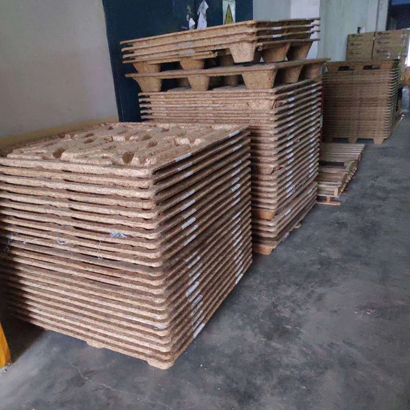 Two-sided Mold Pressed Wood Pallet Compressed Reproducible Pressed Wood ...