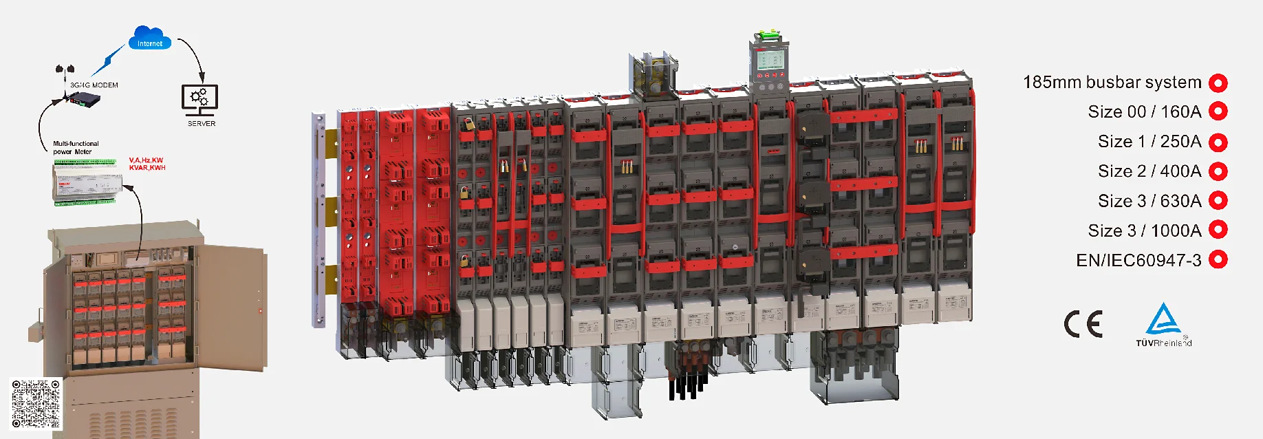 Vertical Design 400v 690v Fuse Switch Disconnectors 1 Pole 160a 250a 400a 630a 1000a Nh Fuse