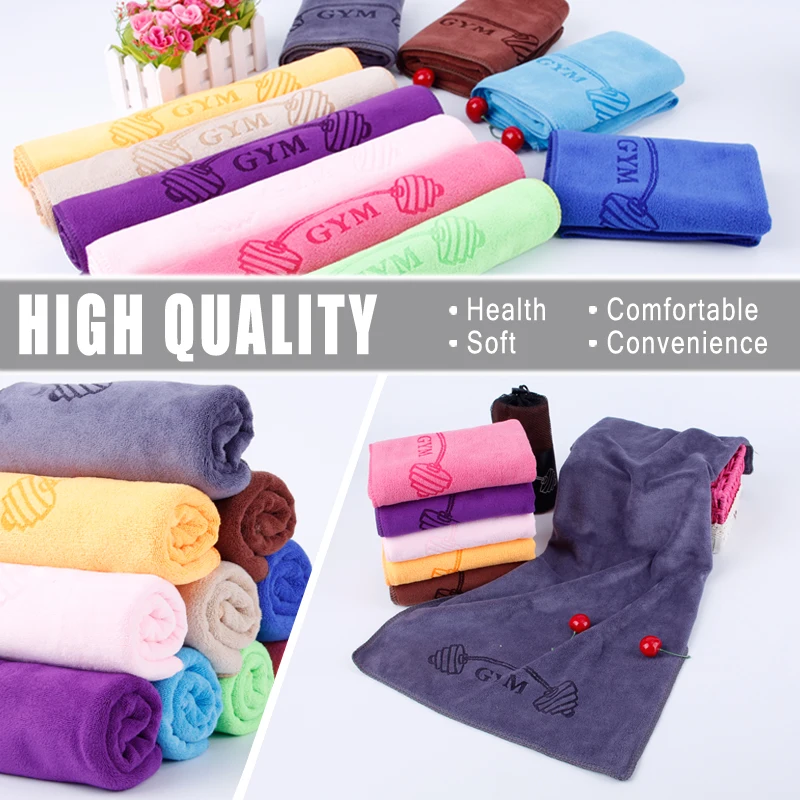 Embroidery Logo Engraving Print Pattern Free Custom Sports Towel ...