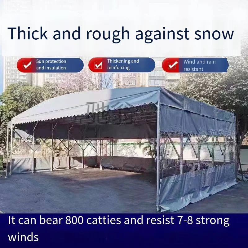 Movable Push-pull Event Sliding Sunshade Canopy Outdoor Large Warehouse ...