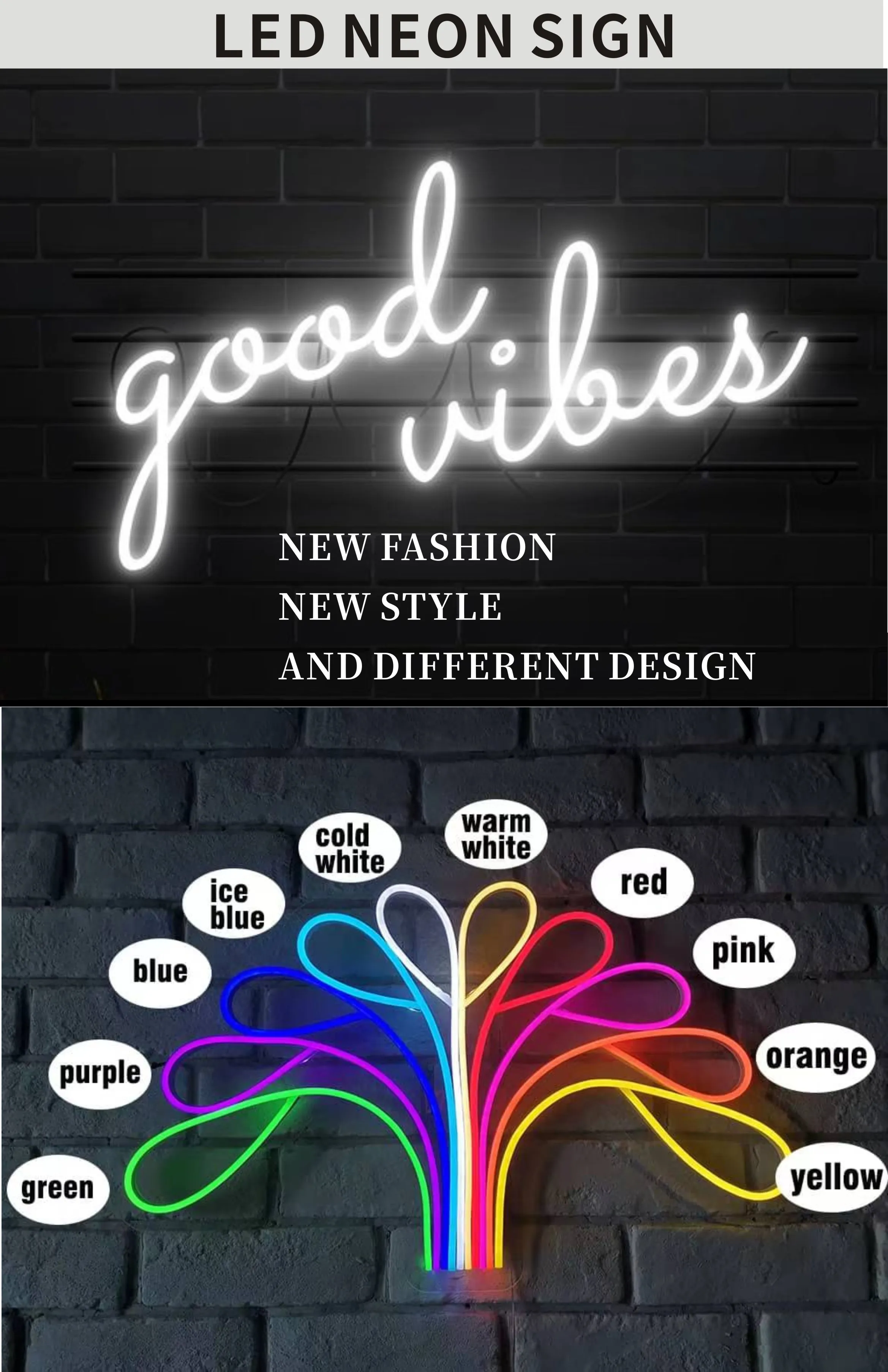 2023 New Innovation Custom Led Neon Sign Personalized Ice Cream Custom ...
