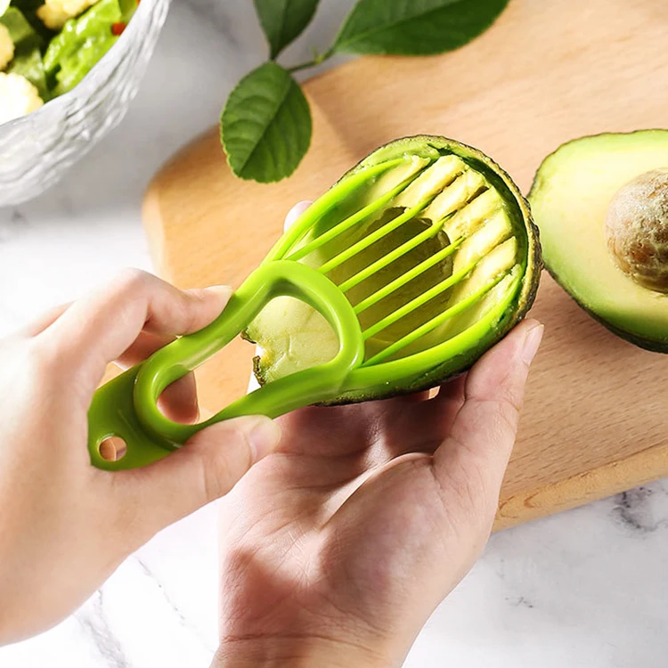 Kitchen Helper Vegetable Avocado Butter Fruit Slicer Cutter Corer ...