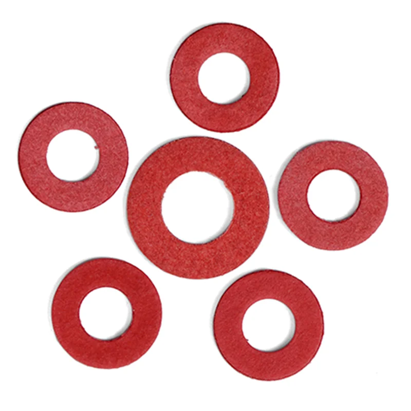 Red Fibre Washers - Durable Plain Washers for General Industry