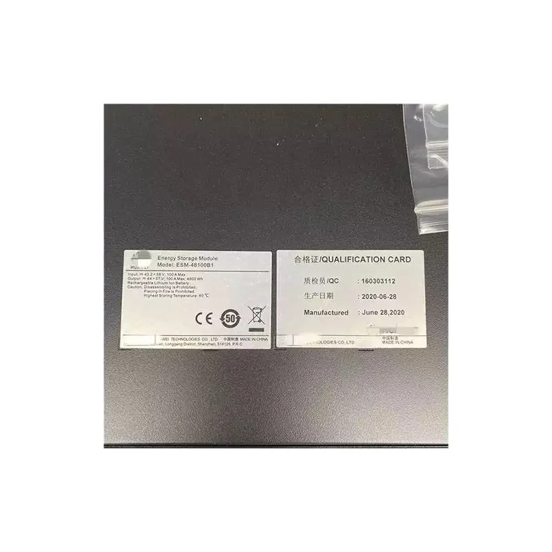 Original Huawei Lithium-ion 48v 100ah Battery Esm-48100b1 For Network ...