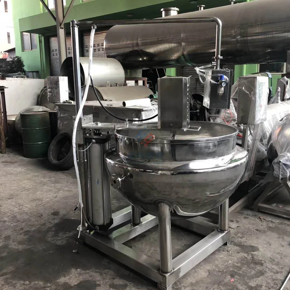 100L Industrial Steam/gas/electric Jacketed Cooking Pot Mixer Double ...