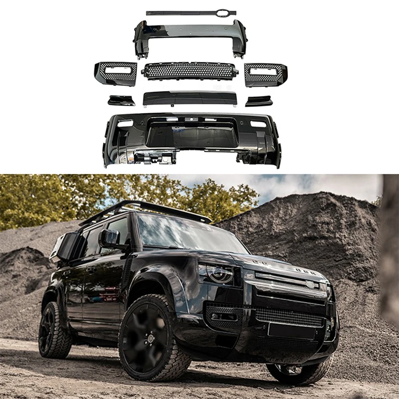 Artway Bodykit for Land Rover Defender 110 - Black Skirts