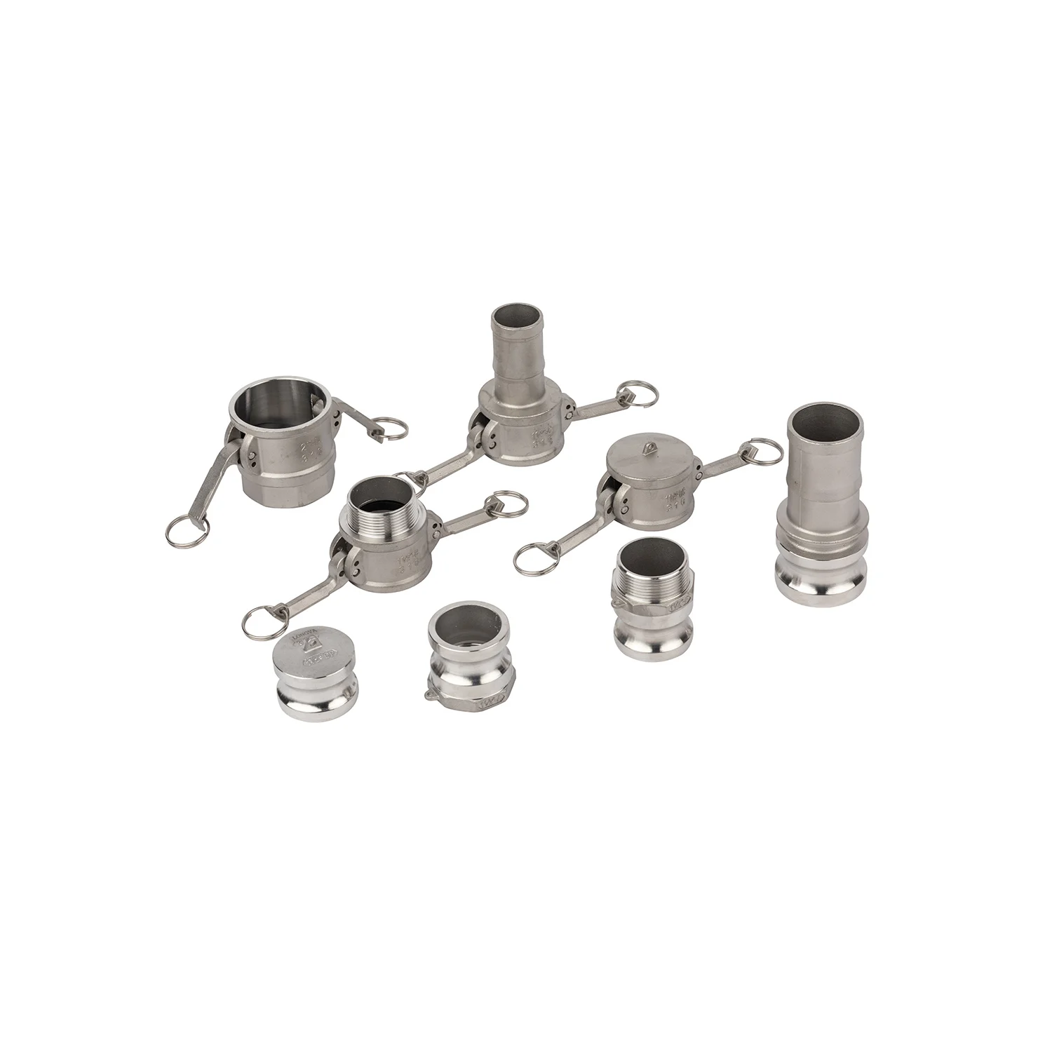 Cam Lock Fittings Stainless Steel Cam Lock Female Coupler X Male Type B ...