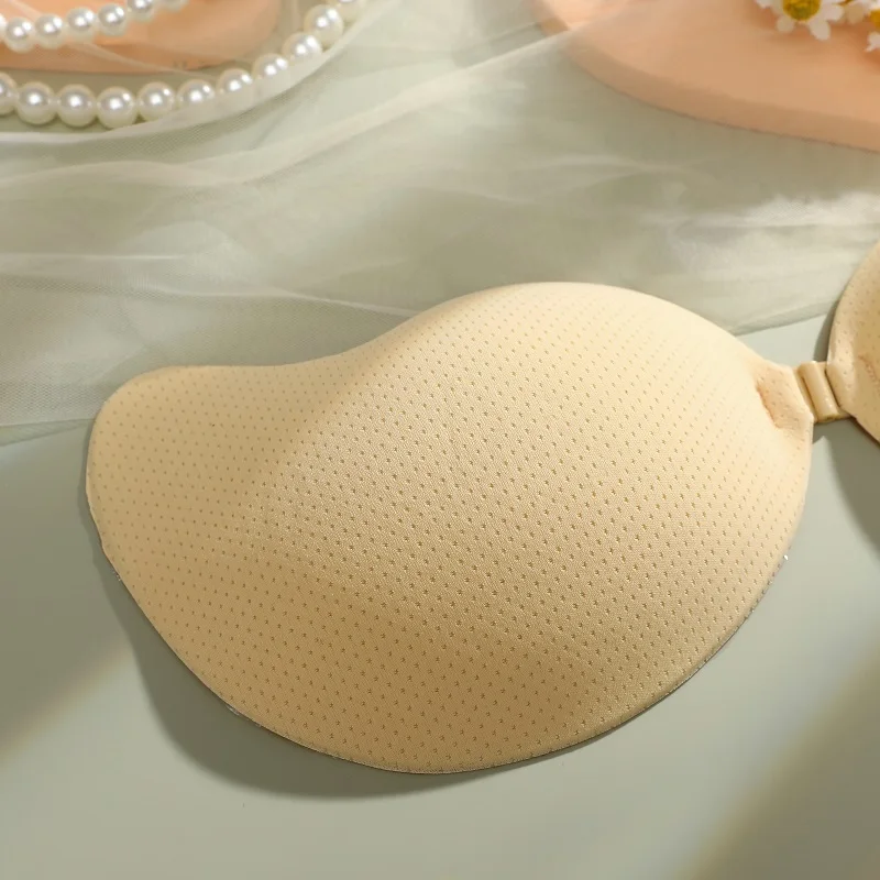 Finetoo 2024 New Plus Size Strapless Push Up Bra Silicone Adhesive Push ...