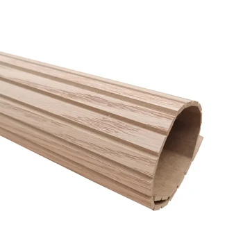 Fluted Flexible Wood Veneer Mdf Board For Interior And Exterior/factory ...