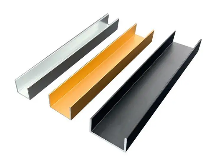 Extrusion Aluminum Profiles U Channel Aluminium U Extrusion Profiles ...