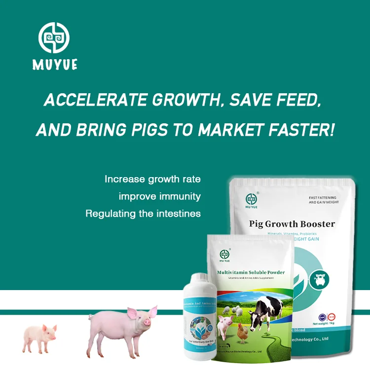 Pig Growth Booster - Enhance Feed Efficiency & Weight Gain