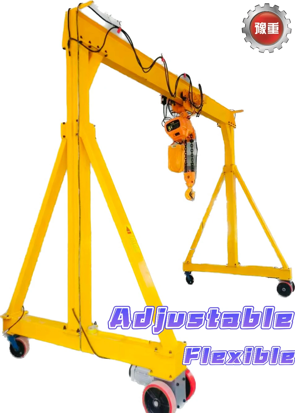 Custom Crane - Adjustable Height Gantry Crane 500kg-3000kg