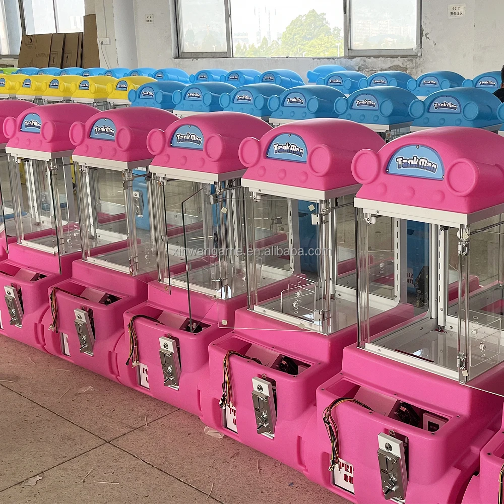 Mini Coin-Operated Crane Machine - Custom Peluche Vending