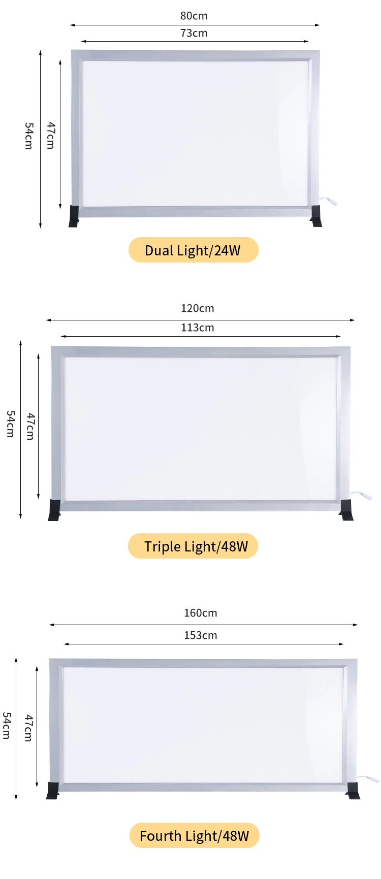 Single/double/triple Panel Medical X-ray Film View Box Ultrathin Led ...