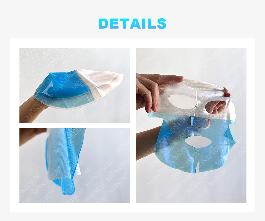 Korean Colorful Hydro Jelly Sheet Facial Mask Moisturizing Rainbow ...