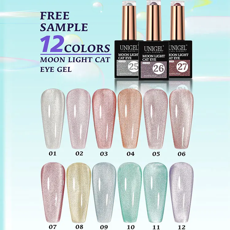 For Unigel Promote 60-Color Cat Eye Gel Polish Set Wholesale for Nail ...