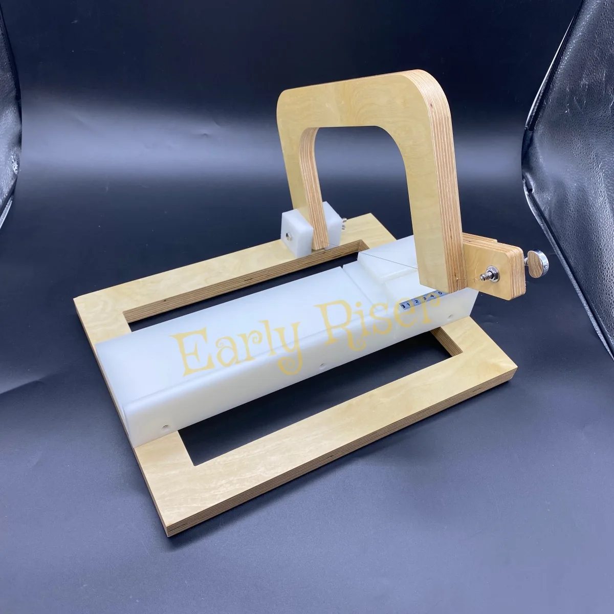 Acrylic Multi-Function Soap Cutter - Adjustable & Durable