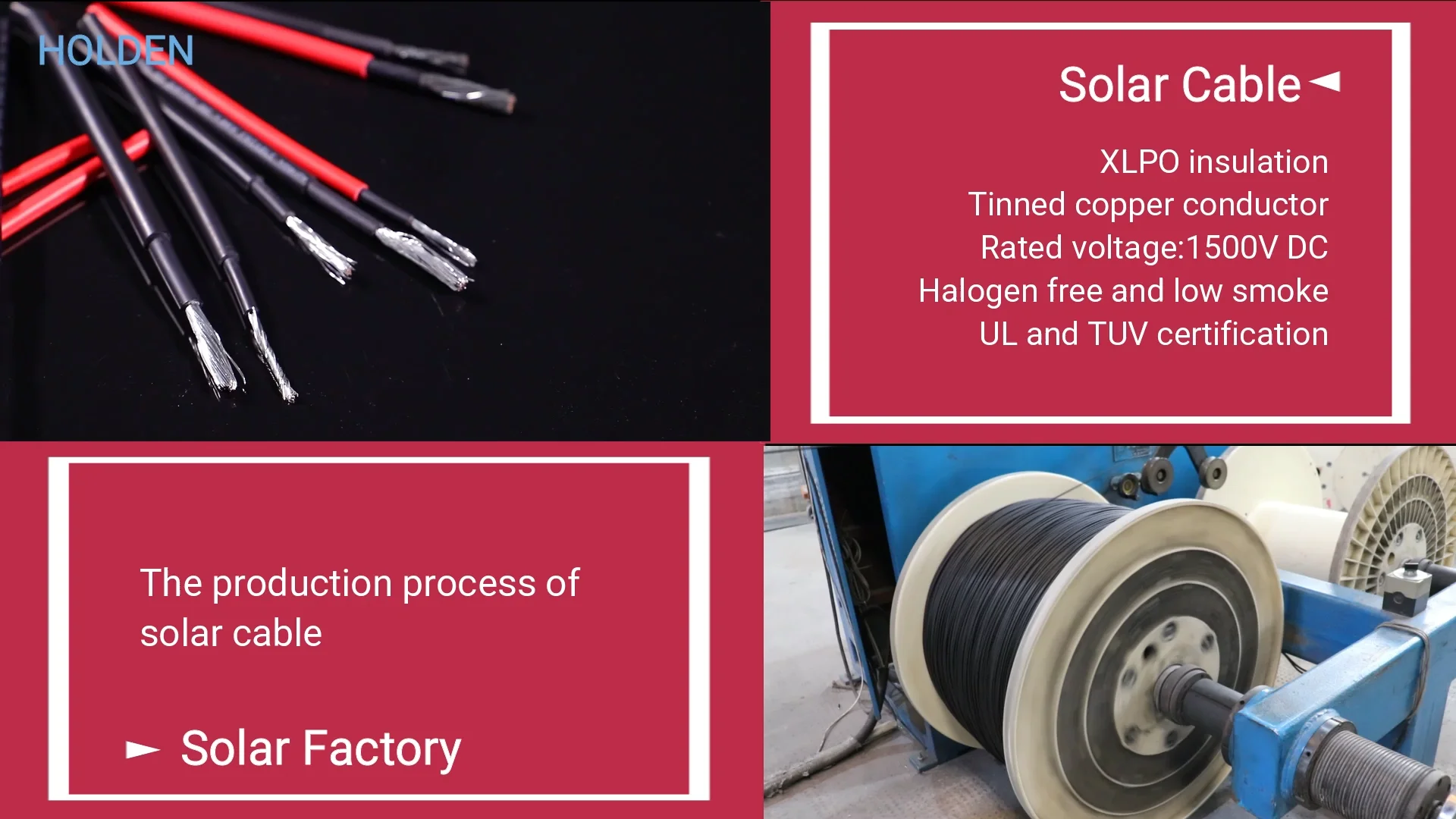 Factory Price Pv Power Solar Cable 4mm2 6mm2 1000v Dc Cable - Buy 1000v ...