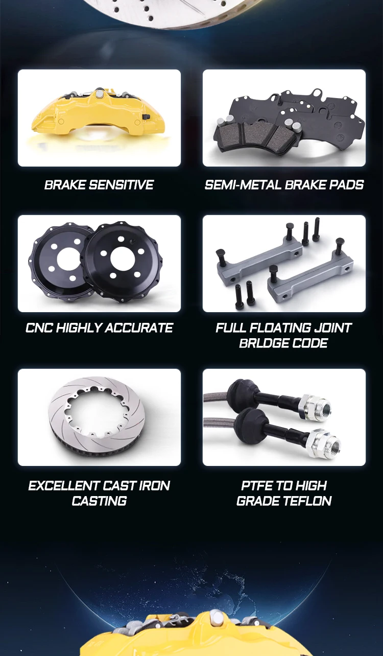 Big 6 Pots Modified Racing Brake Caliper For Brembo 18z Brake Kit For ...