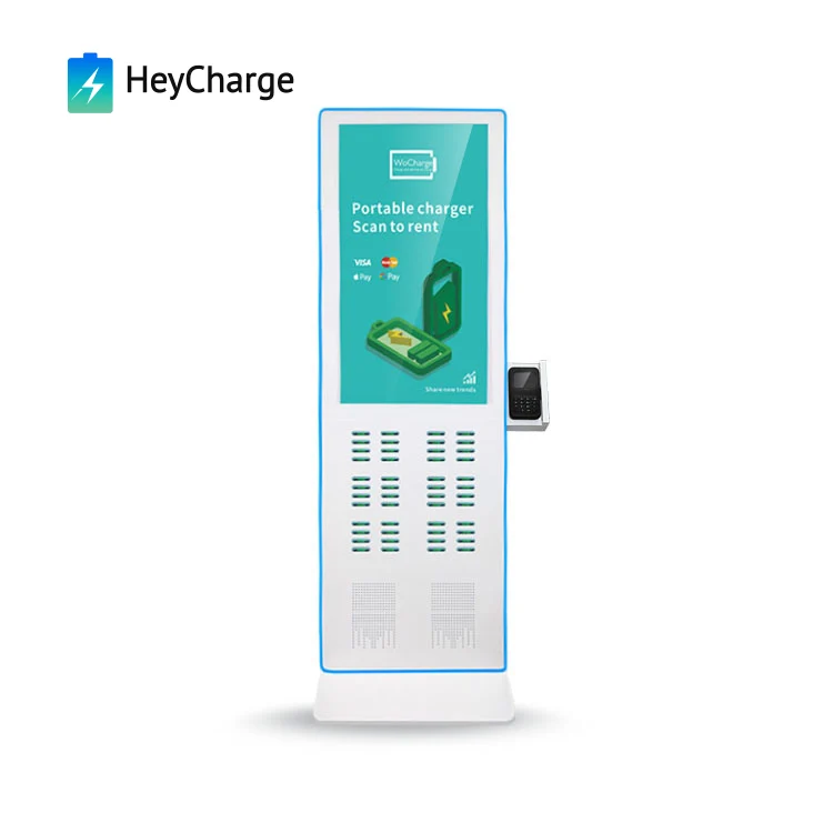 Public Charging Station with Large Screen Shared Power Bank Vending ...